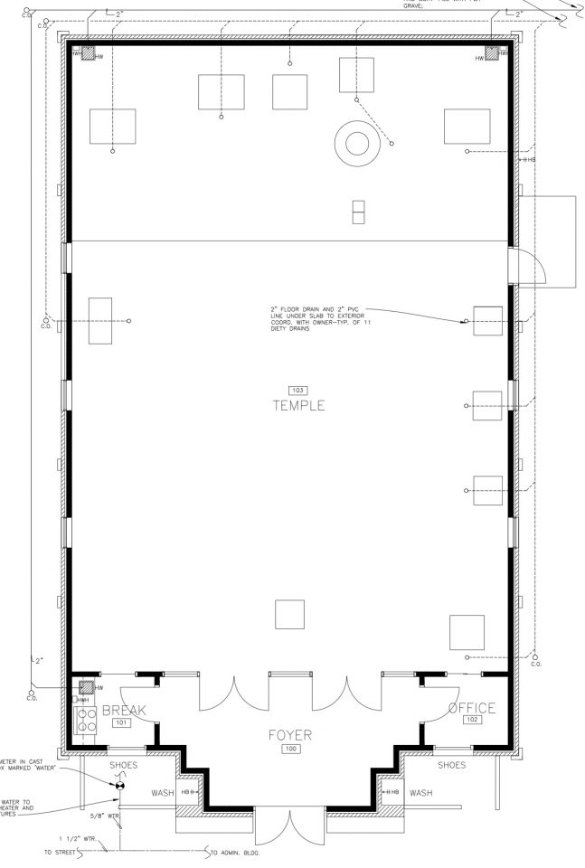 Temple Construction Update - OM TAT SAT ITI